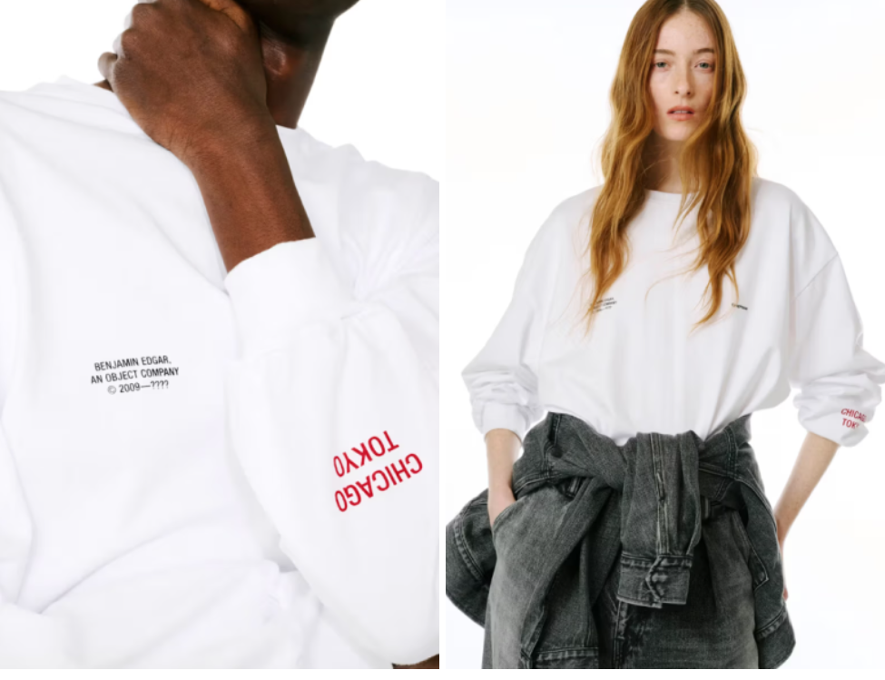 Graphpaper와 Benjamin Edgar의 협업 롱슬리브티 유니크한 디자인과 스타일링 팁 🖤 #기본티추천 – Canada ...